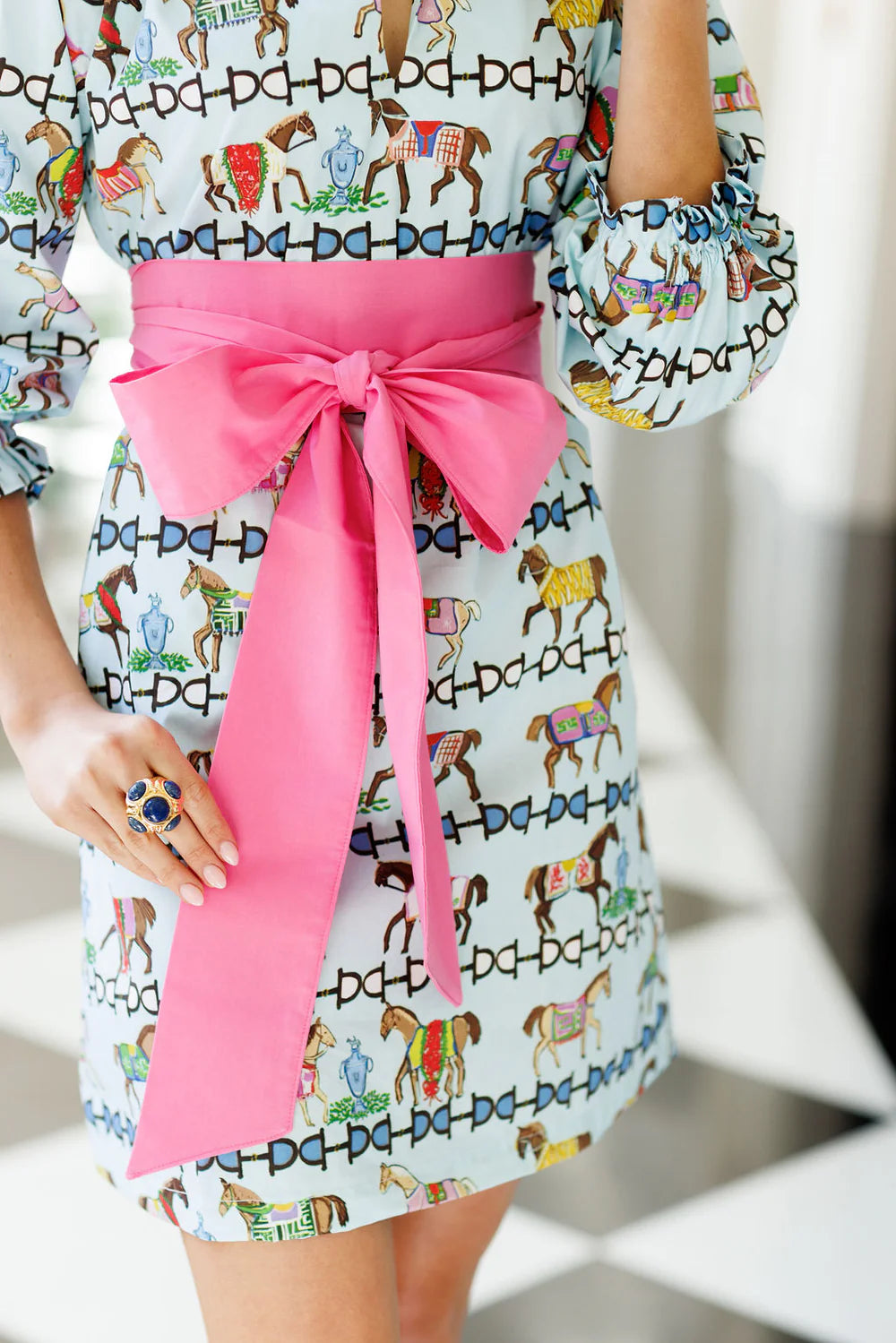 VINTAGE PINK WRAP SASH – The Posh Pelican