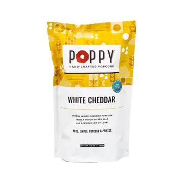 WHITE CHEDDAR POPPY POPCORN – The Posh Pelican