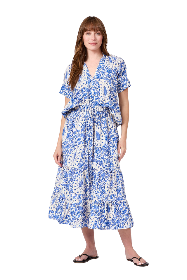 MERRITT TOP STEEL PAISLEY – The Posh Pelican