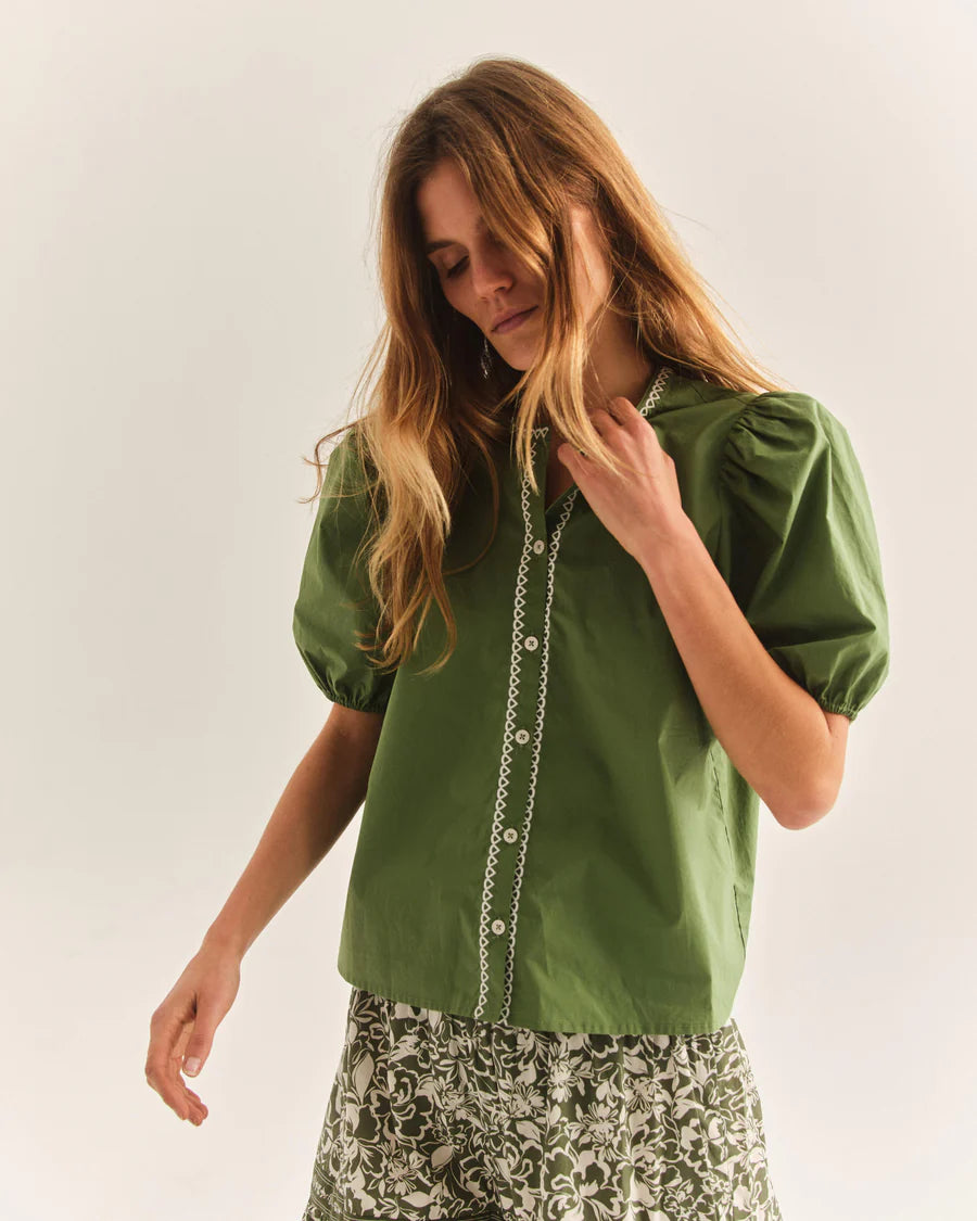 ELISABETH TOP IVY – The Posh Pelican