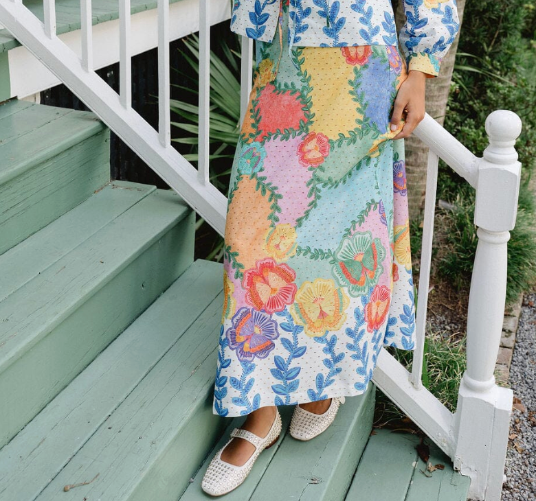 MULTI TIFFANY SKIRT – The Posh Pelican